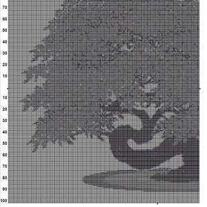 Purple Tree Cross Stitch Pattern 3 Instant PDF Download | Spring Tree ...