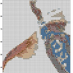 Bull Rodeo Cross Stitch Pattern 1 Instant PDF Download - Cowboy ...
