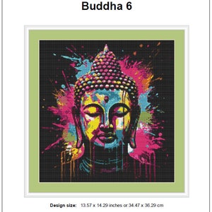 Buddha Cross Stitch Pattern 6 Instant Download Instant PDF Download ...