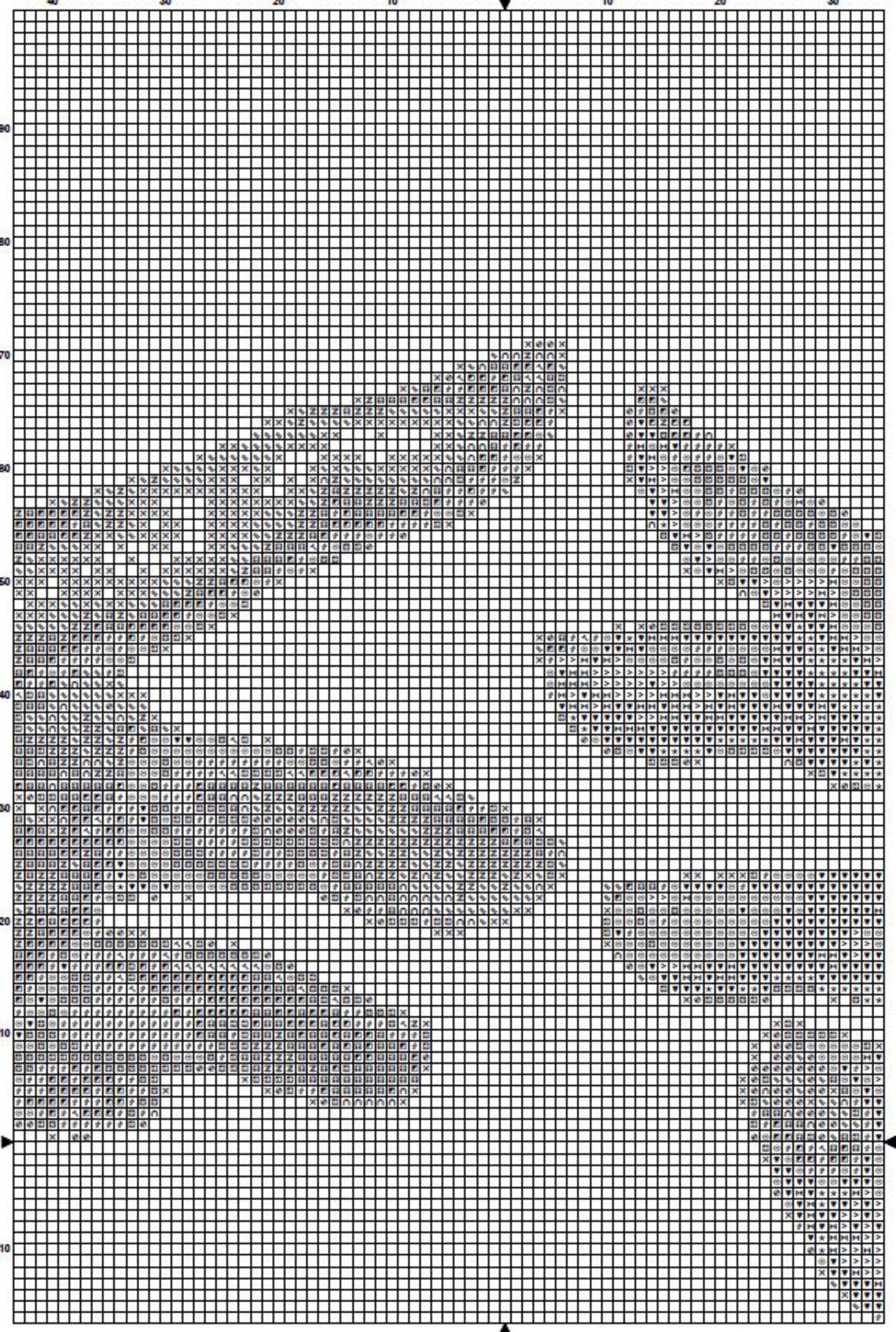 Hands Cross Stitch Pattern 13 Instant PDF Download Hand | Etsy