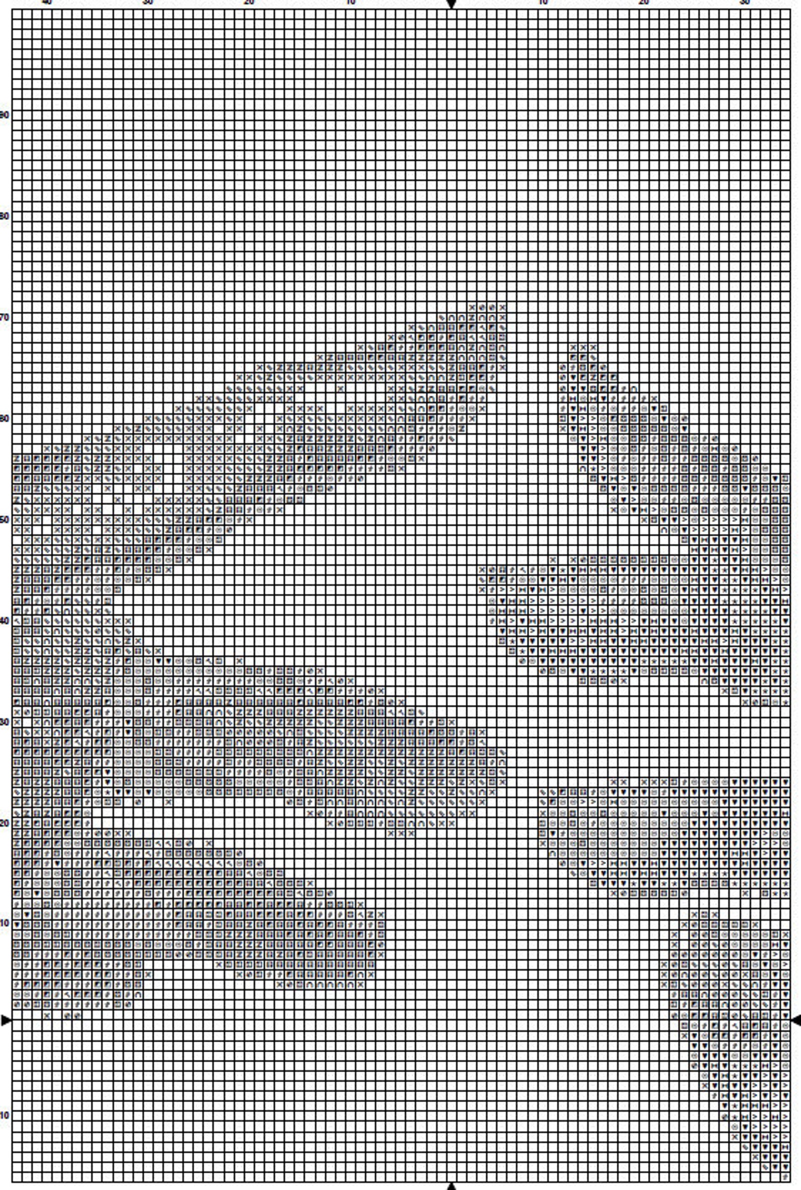 Hands Cross Stitch Pattern 13 Instant PDF Download Hand - Etsy