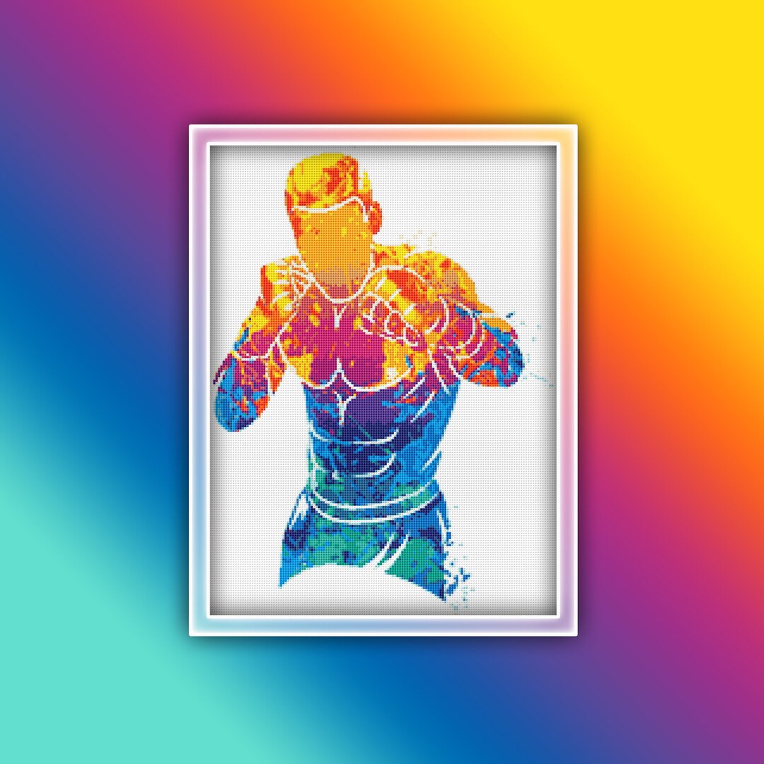 Mixed Martial Arts Cross Stitch Pattern Instant Download Instant PDF ...