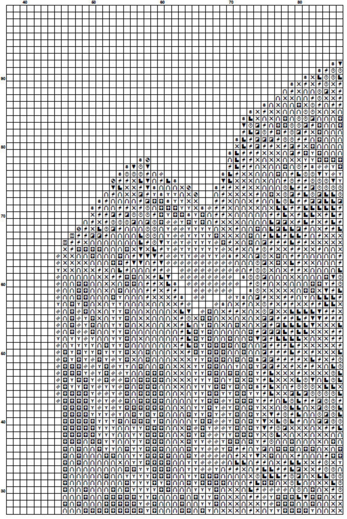 Crystals Cross Stitch Pattern 1 Instant PDF Download Crystal - Etsy