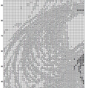 African Man Art Cross Stitch Pattern 1 Instant PDF Download - Black Man ...