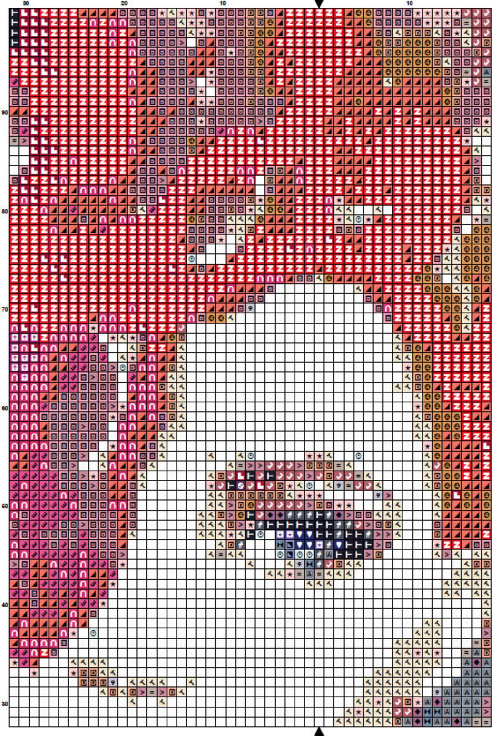 Watercolor Woman Cross Stitch Pattern 3 Instant PDF Download | Etsy