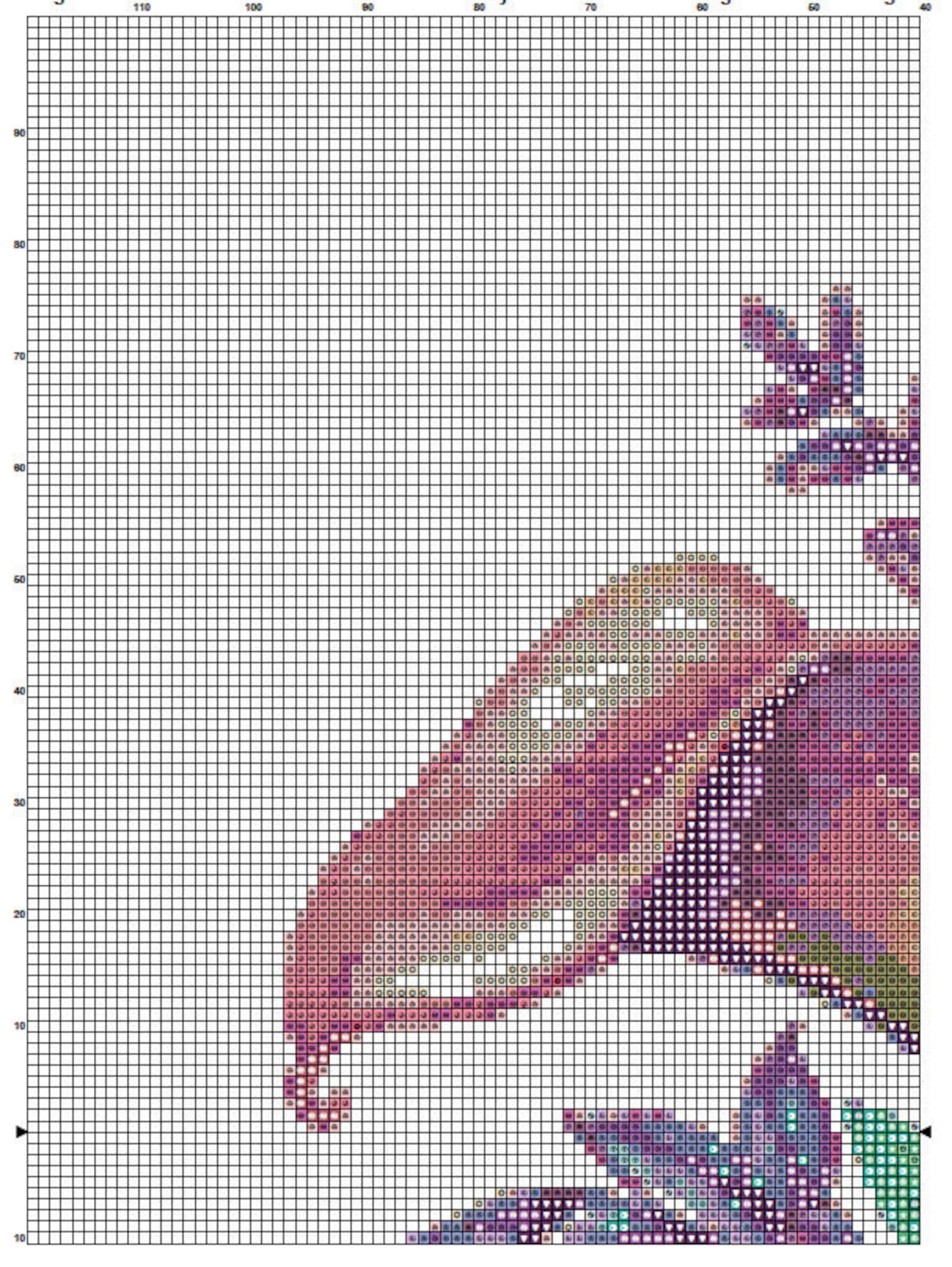 Calla Lily Cross Stitch Pattern 1 Instant PDF Download - Etsy