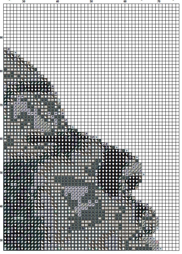 Forest Man Art Cross Stitch Pattern Instant PDF Download | Etsy