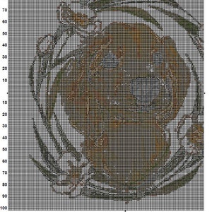 Labrador Puppy Cross Stitch Pattern 1 Instant PDF Download - Labrador ...