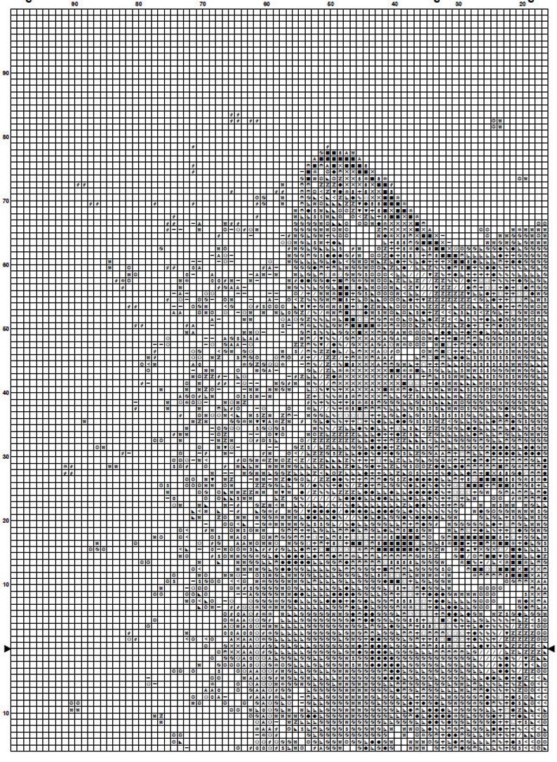 Wolf Cross Stitch Pattern 1 Instant PDF Download Wolf - Etsy