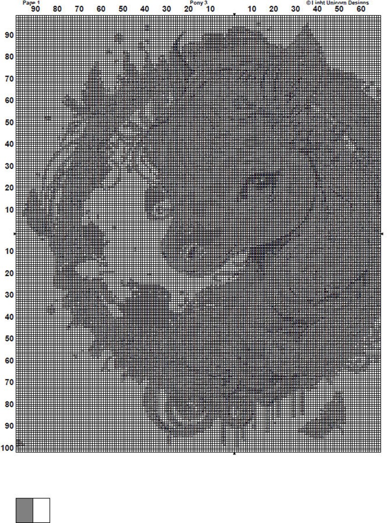 Pony Cross Stitch Pattern 3 Instant PDF Download - Horse Watercolor ...