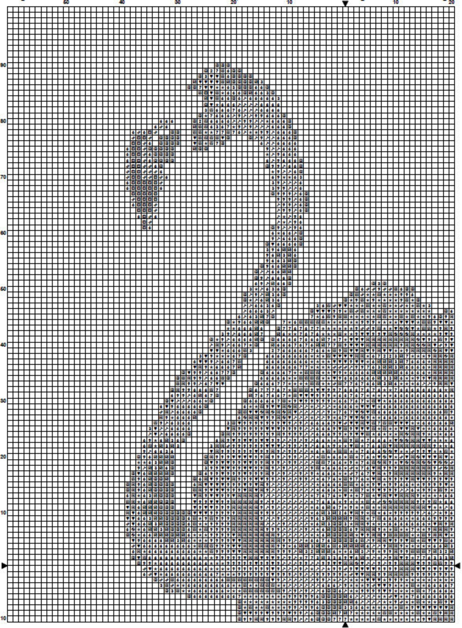 Flamingo Cross Stitch Pattern 11 Instant PDF Download | Etsy