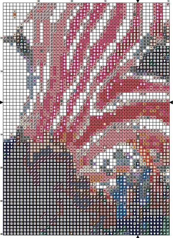 Zebra Love Cross Stitch Pattern 2 Instant PDF Download Zebra - Etsy