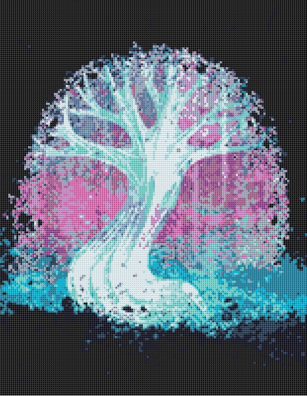 Tree of Life Cross Stitch Pattern 2 Instant PDF Download | Etsy