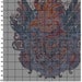 Armored Chicken Cross Stitch Pattern 1 Instant PDF Download Rooster ...