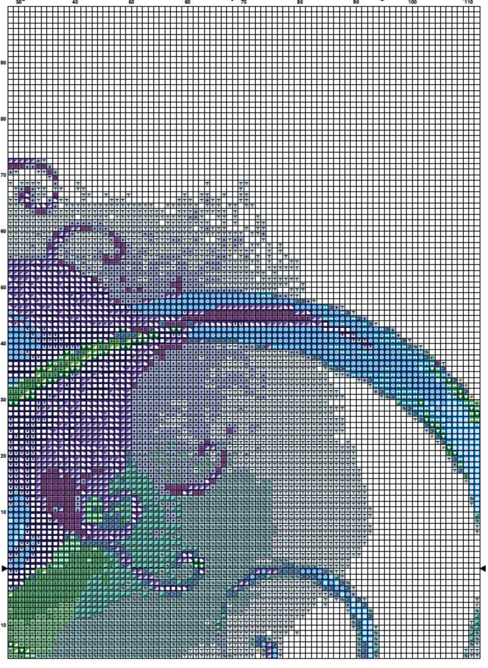 Infinity Feather Cross Stitch Pattern 1 Instant PDF Download - Etsy