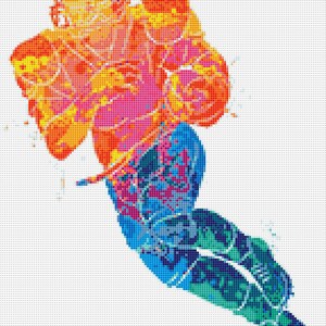 Football Player Cross Stitch Pattern 3 Instant Download - Etsy