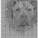 Dogo Argentino Cross Stitch Pattern Instant PDF Download - Mastiff Dog ...