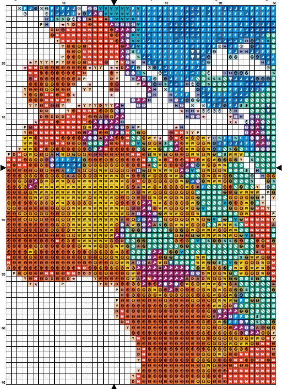 World Map Cross Stitch Pattern 3 Instant PDF Download Earth | Etsy