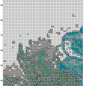 Green Eye Cross Stitch Pattern 1 Instant PDF Download - Green Eyes ...
