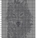 Wolf Cross Stitch Pattern 5 Instant PDF Download Wolf - Etsy