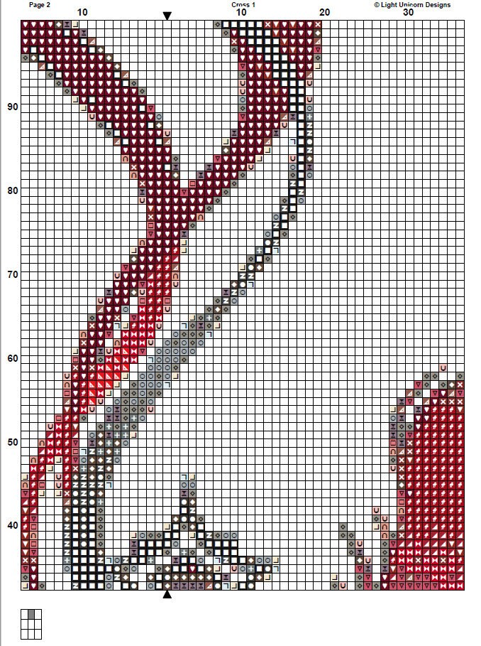 Cross Cross Stitch Pattern 1 Instant PDF Download - Etsy