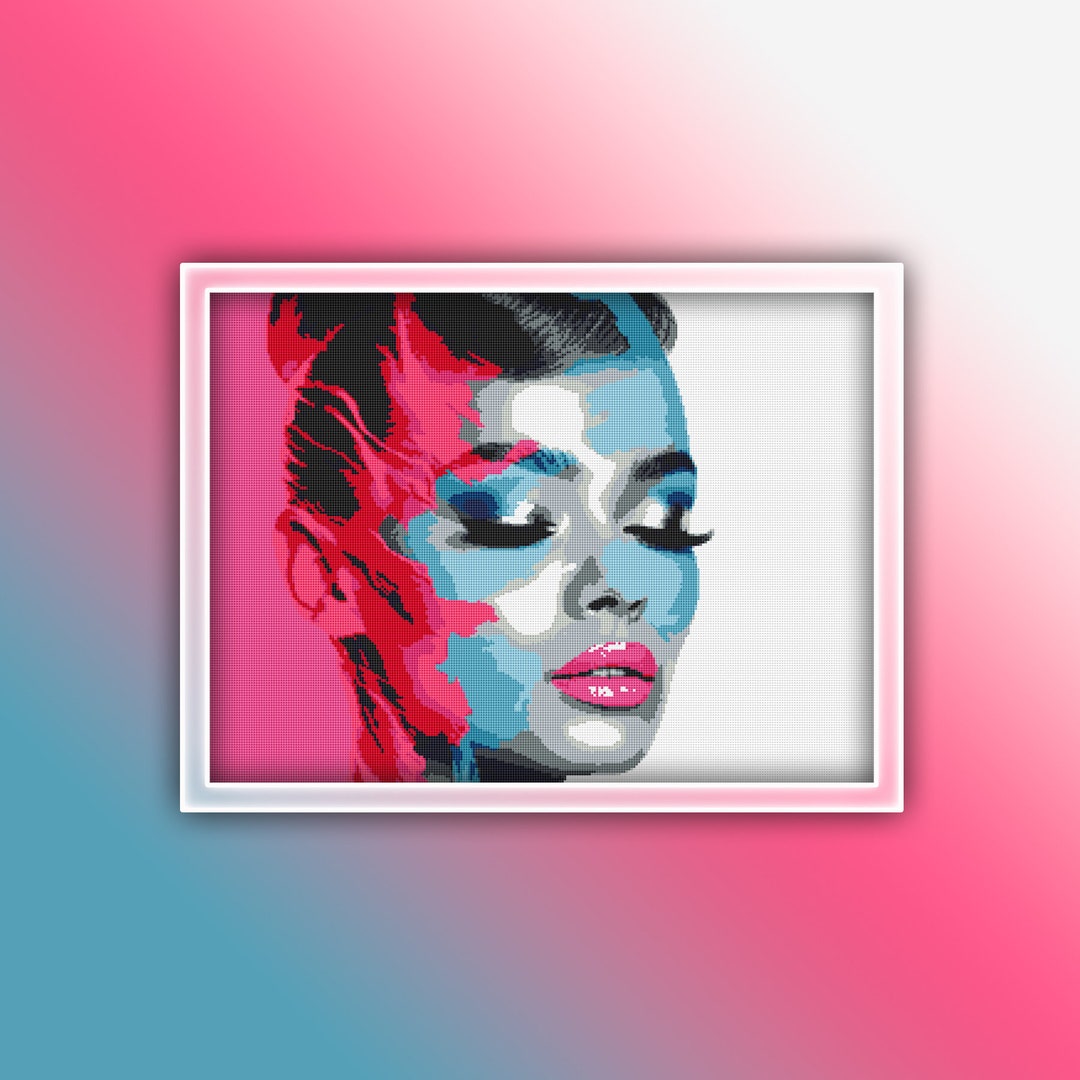 Audrey Hepburn Cross Stitch Pattern 4 Instant PDF Download - Audrey ...