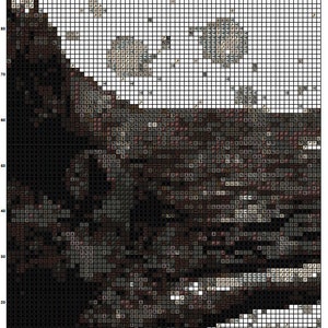 Raven Cross Stitch Pattern Instant PDF Download Raven | Etsy