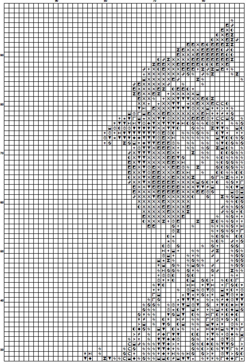 Hamburg Chicken Cross Stitch Pattern Instant PDF Download - Etsy
