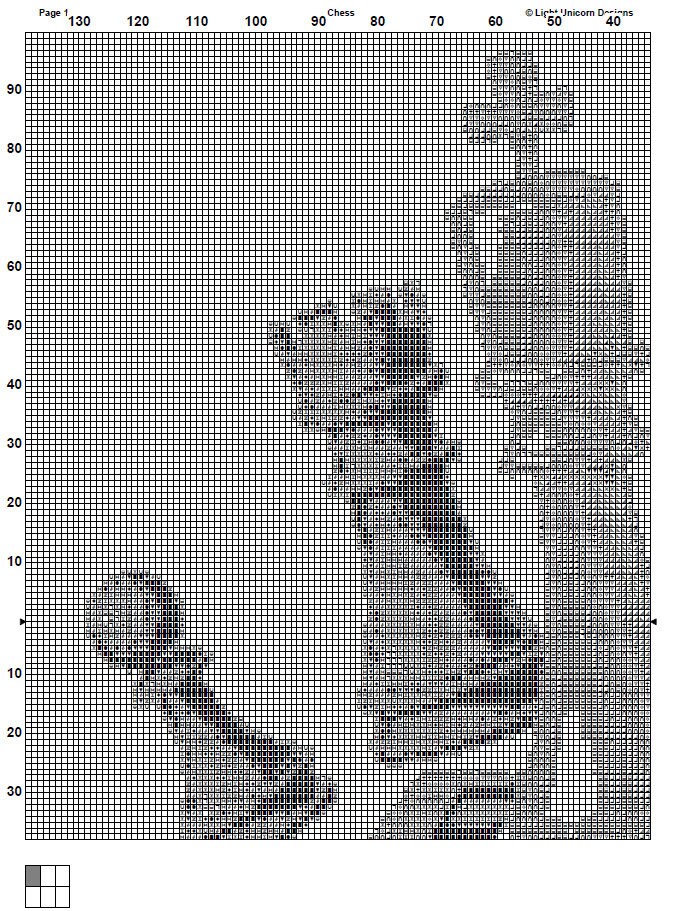 Chess Cross Stitch Pattern Instant PDF Download - Chess Board - Chess ...