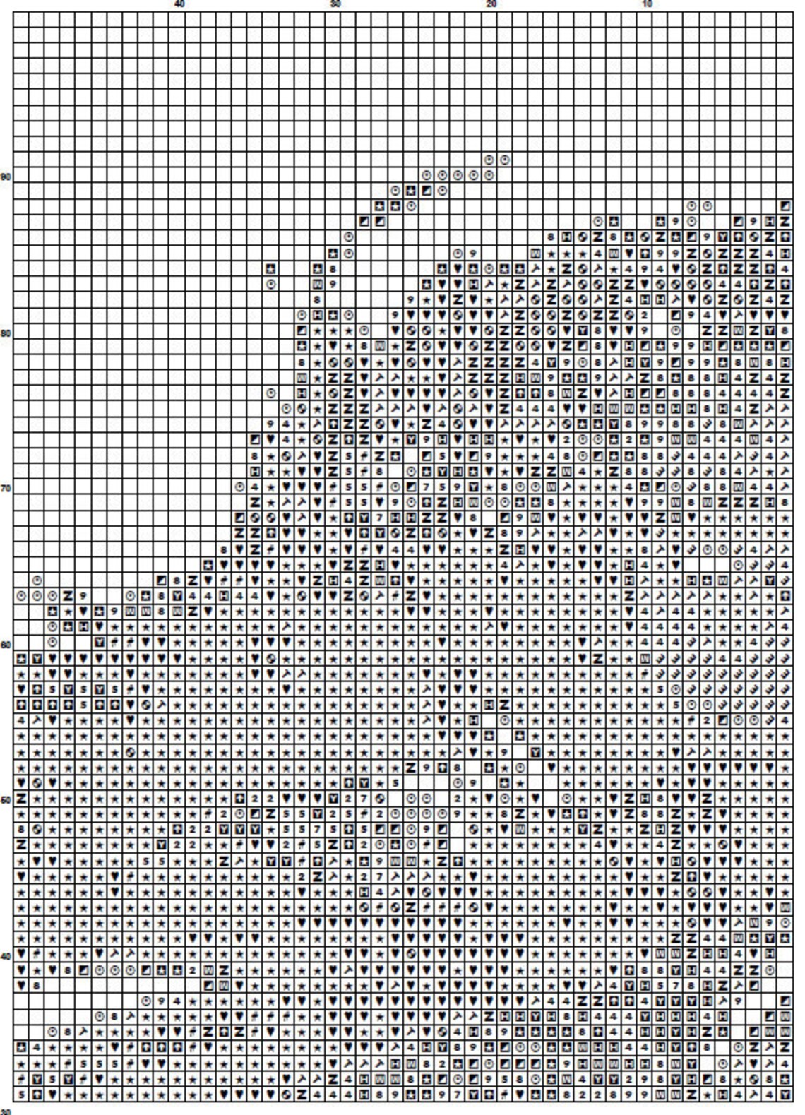 Raven Cross Stitch Pattern 1 Instant PDF Download Crow - Etsy