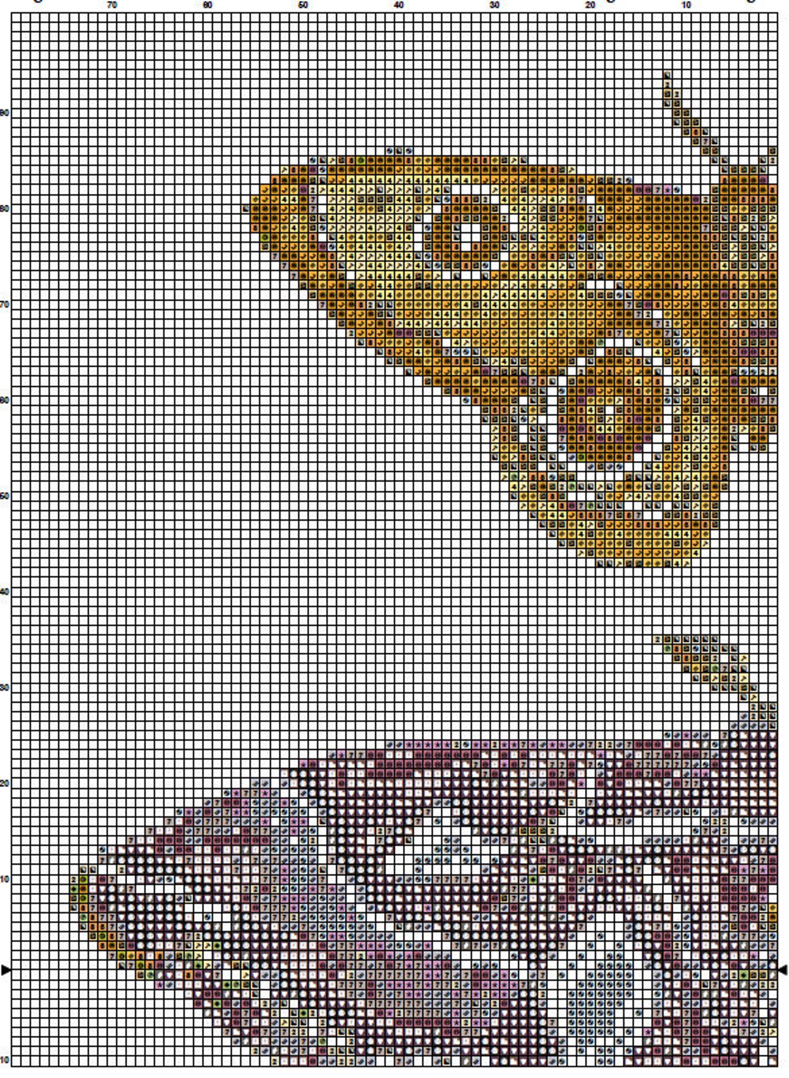 Moths Cross Stitch Pattern 3 Instant PDF Download Butterfly - Etsy