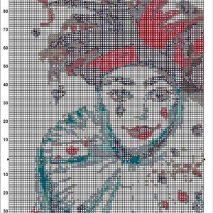 Harlequin Cross Stitch Pattern Instant PDF Download - Joker Woman ...