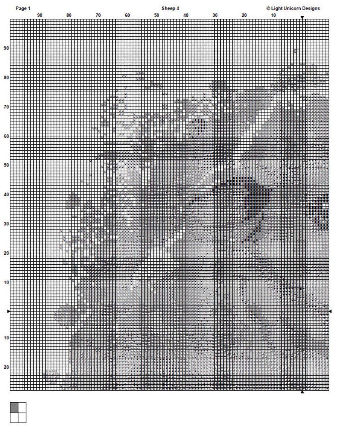 Sheep Cross Stitch Pattern 4 Instant Download Instant PDF Download ...