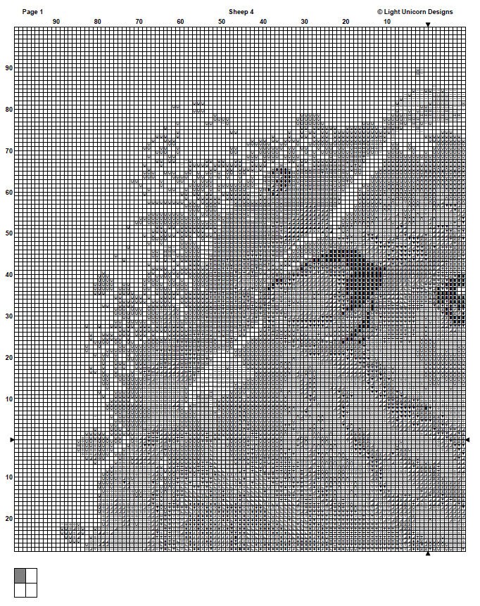 Sheep Cross Stitch Pattern 4 Instant Download Instant PDF Download ...