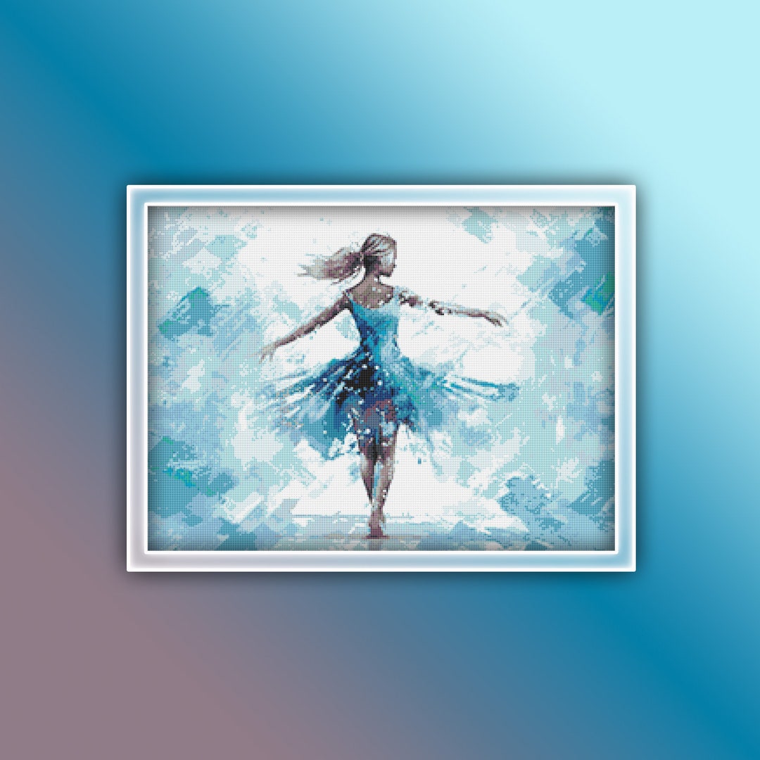 Dancer Cross Stitch Pattern 1 Instant PDF Download - Ballerina ...