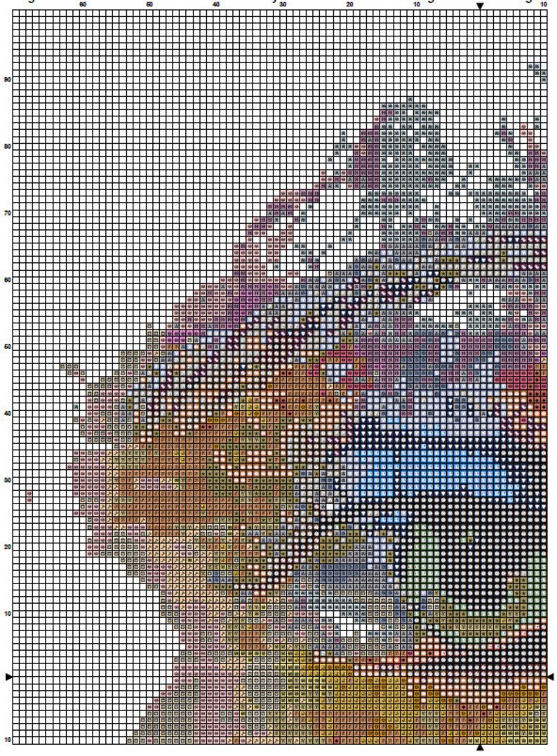 Eye Cross Stitch Pattern 1 Instant PDF Download Eye - Etsy