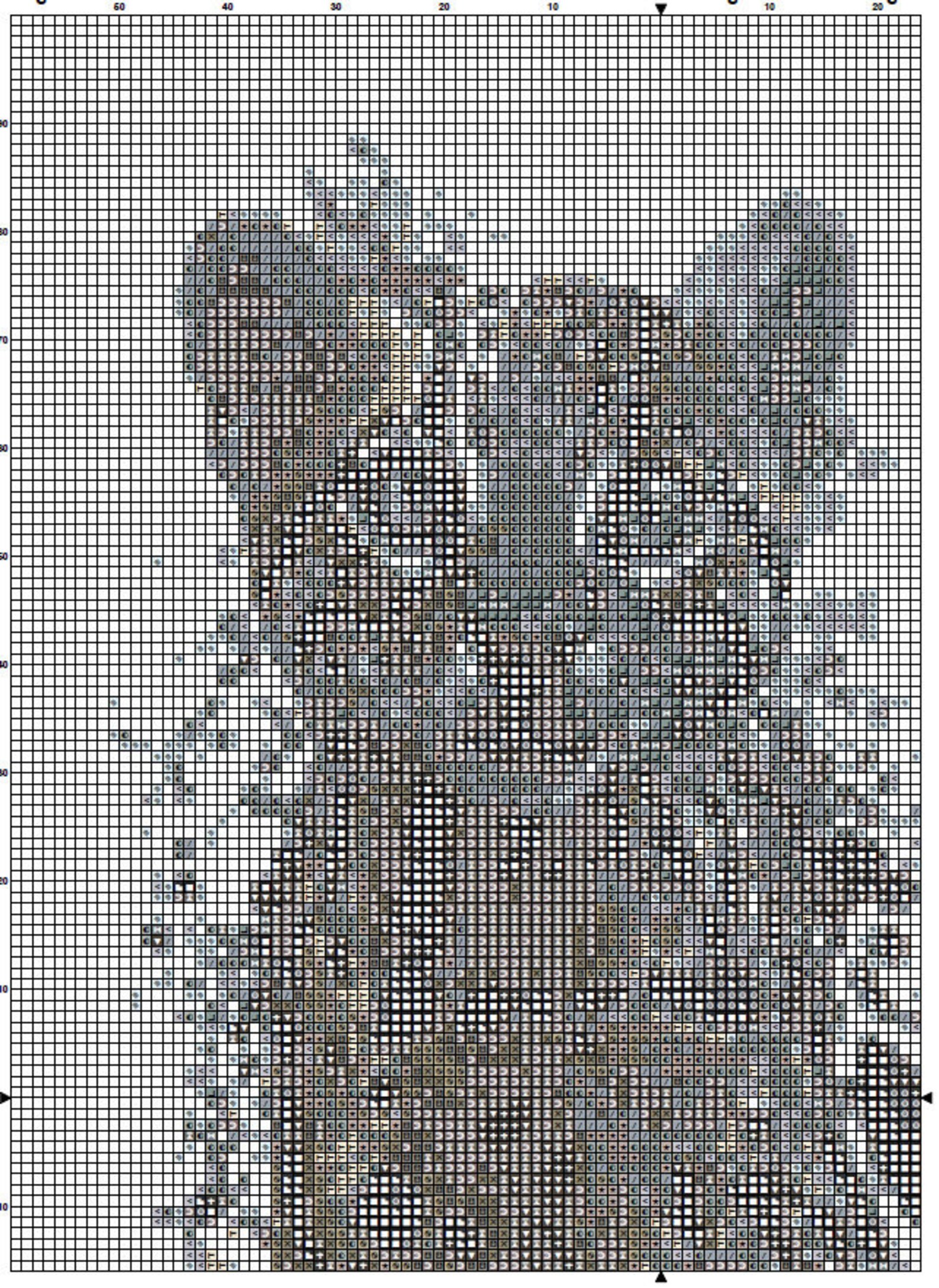 Ocelot Cross Stitch Pattern 1 Instant PDF Download Wild Cat - Etsy