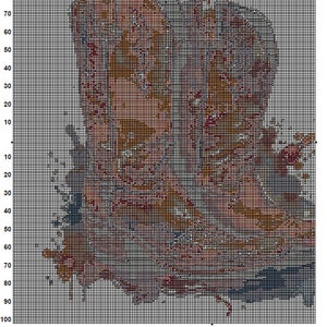 Cowboy Boots Cross Stitch Pattern 2 Instant PDF Download - Sheriff ...