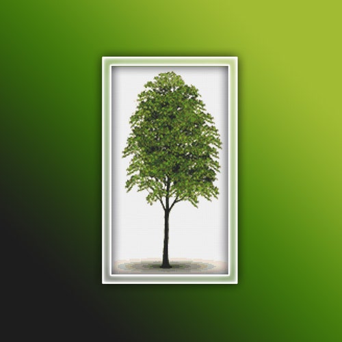 Willow Tree Cross Stitch Pattern Instant PDF Download Summer - Etsy