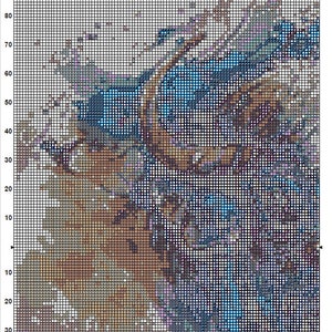 African Buffalo Cross Stitch Pattern 1 Instant PDF Download ...