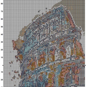 Colosseum Cross Stitch Pattern 1 Instant PDF Download - Rome Italy ...