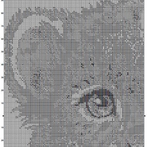 Snow Leopard Cross Stitch Pattern 2 Instant PDF Download - Leopard ...