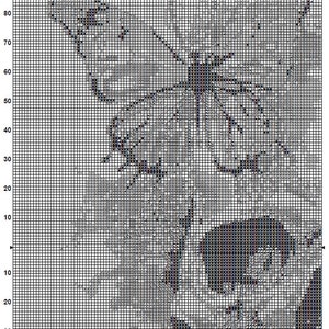 Human Skull Cross Stitch Pattern 2 Instant PDF Download - Splash Skull ...