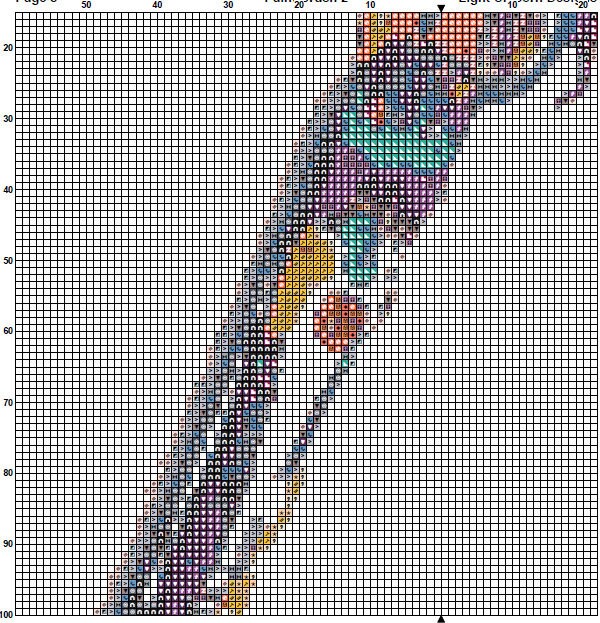 Paint Brush Cross Stitch Pattern 2 Instant PDF Download Oil - Etsy