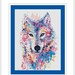 Wolf Cross Stitch Pattern 5 Instant PDF Download Wolf - Etsy
