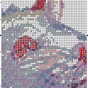White Mouse Cross Stitch Pattern 1 Instant PDF Download Rat | Etsy