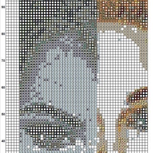 Women Faces Cross Stitch Pattern 1 Instant PDF Download - Woman ...