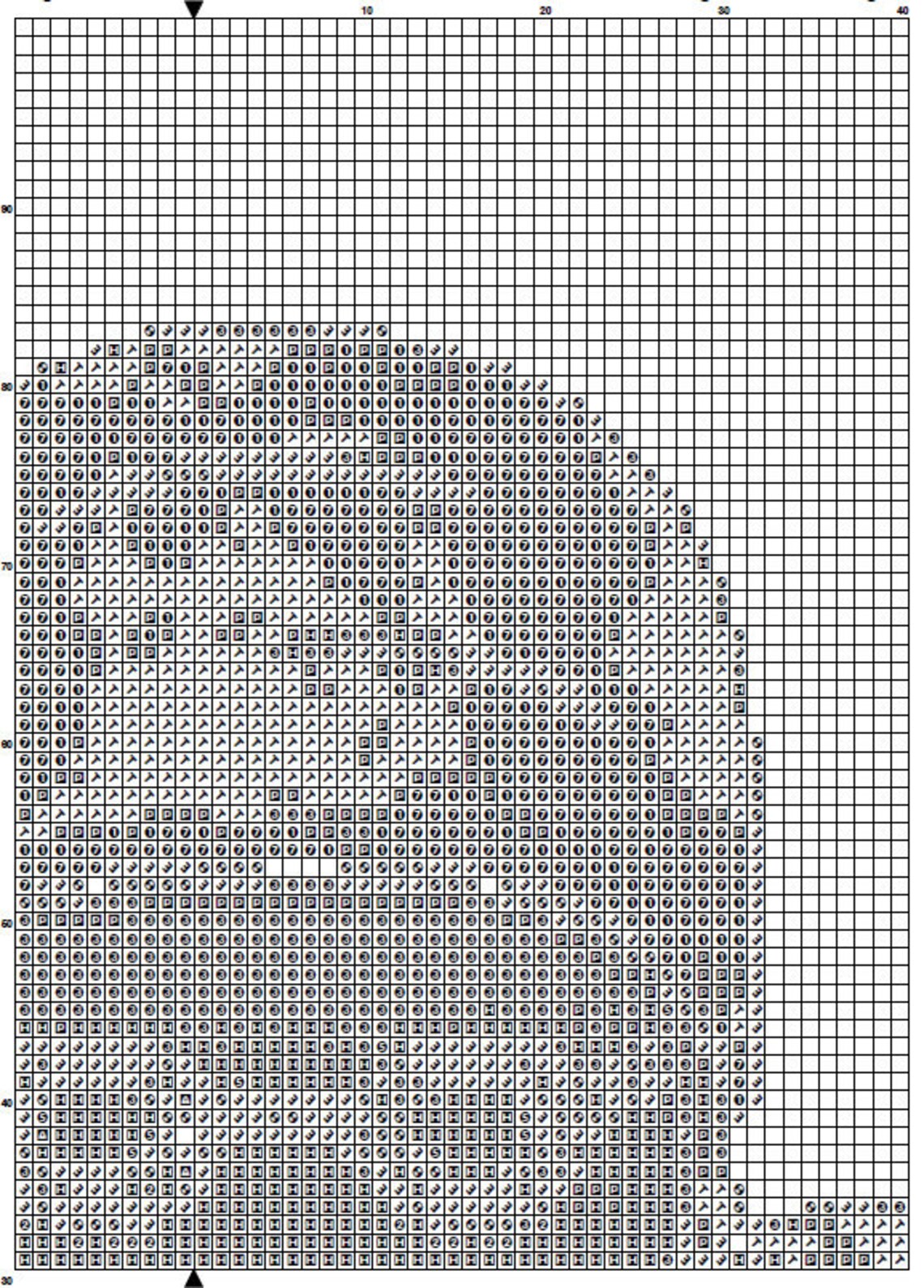 Swimmer Cross Stitch Pattern 1 Instant Download Instant PDF - Etsy