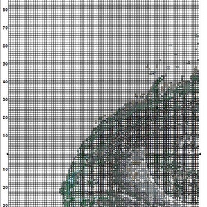 Green Eye Cross Stitch Pattern 1 Instant PDF Download - Green Eyes ...