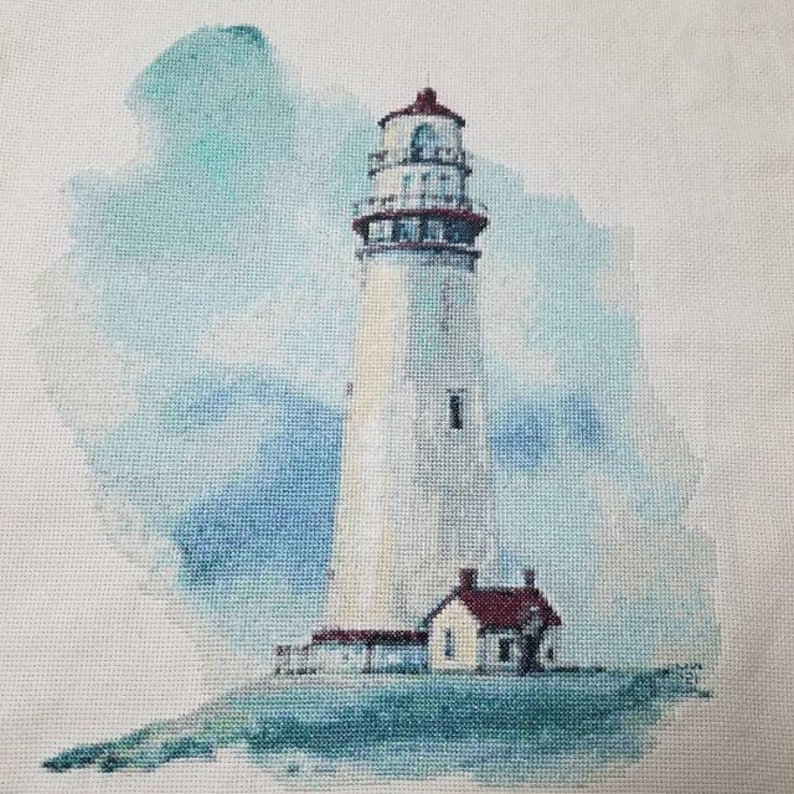 Lighthouse Cross Stitch Pattern 1 Instant PDF Download - House ...